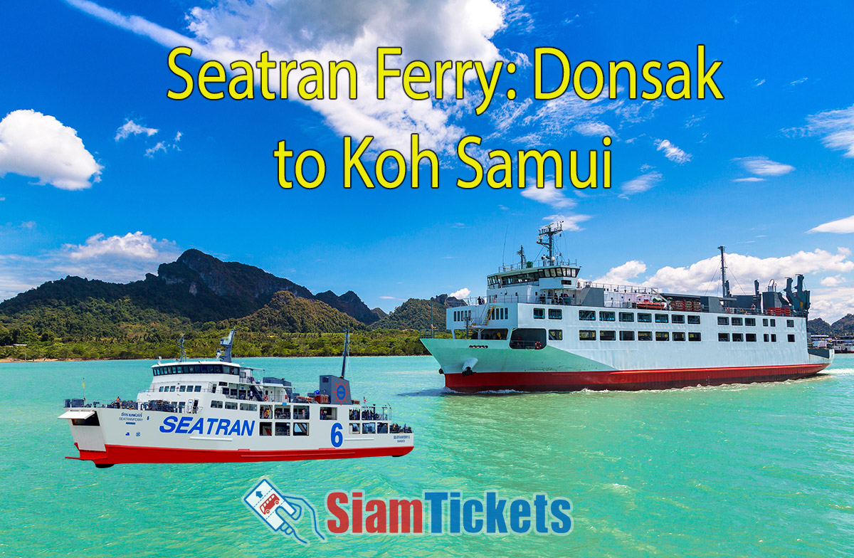 Seatran Ferry Tickets: Donsak to Koh Phangan | SiamTickets